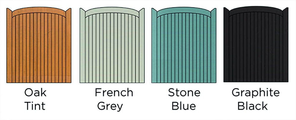 FULLY FINISHED COLOURED GATES FROM CHARLTONS - Fencing and Landscaping News